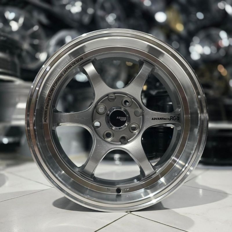 Jual velg racing mobil r16 ADVAN RG D2 FLOW FORMING velg racing mobil ring 16 velg mobil Avanza ...