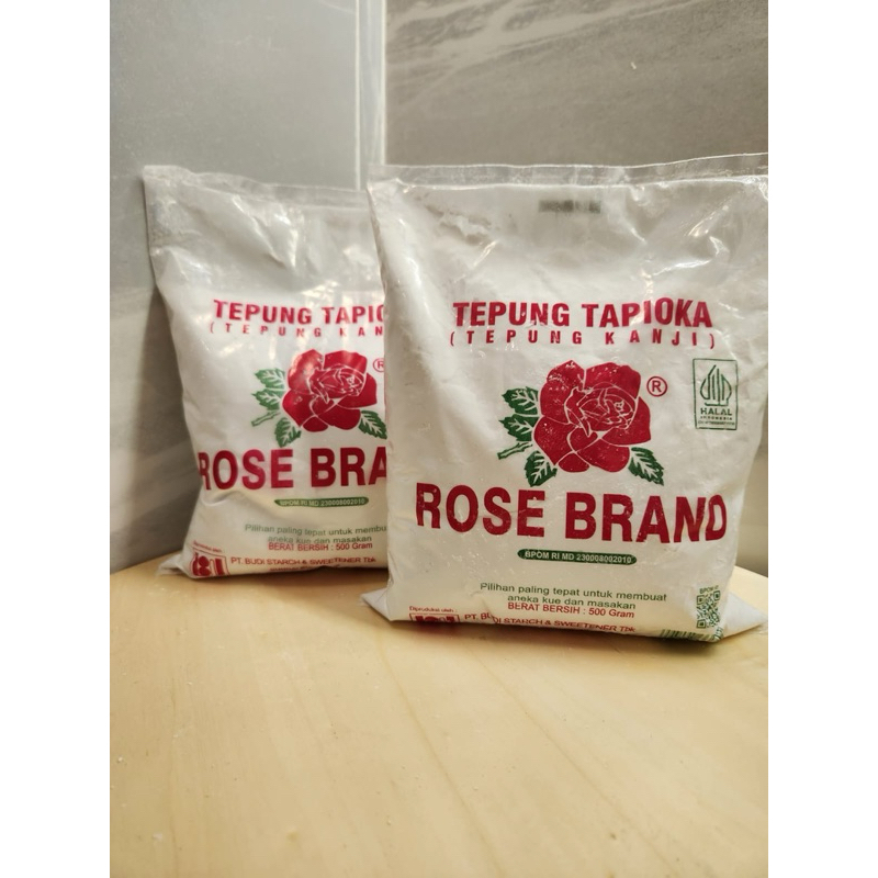 Jual TEPUNG TAPIOKA ROSE BRAND 500 Gram Surabaya / Tepung Kanji ...