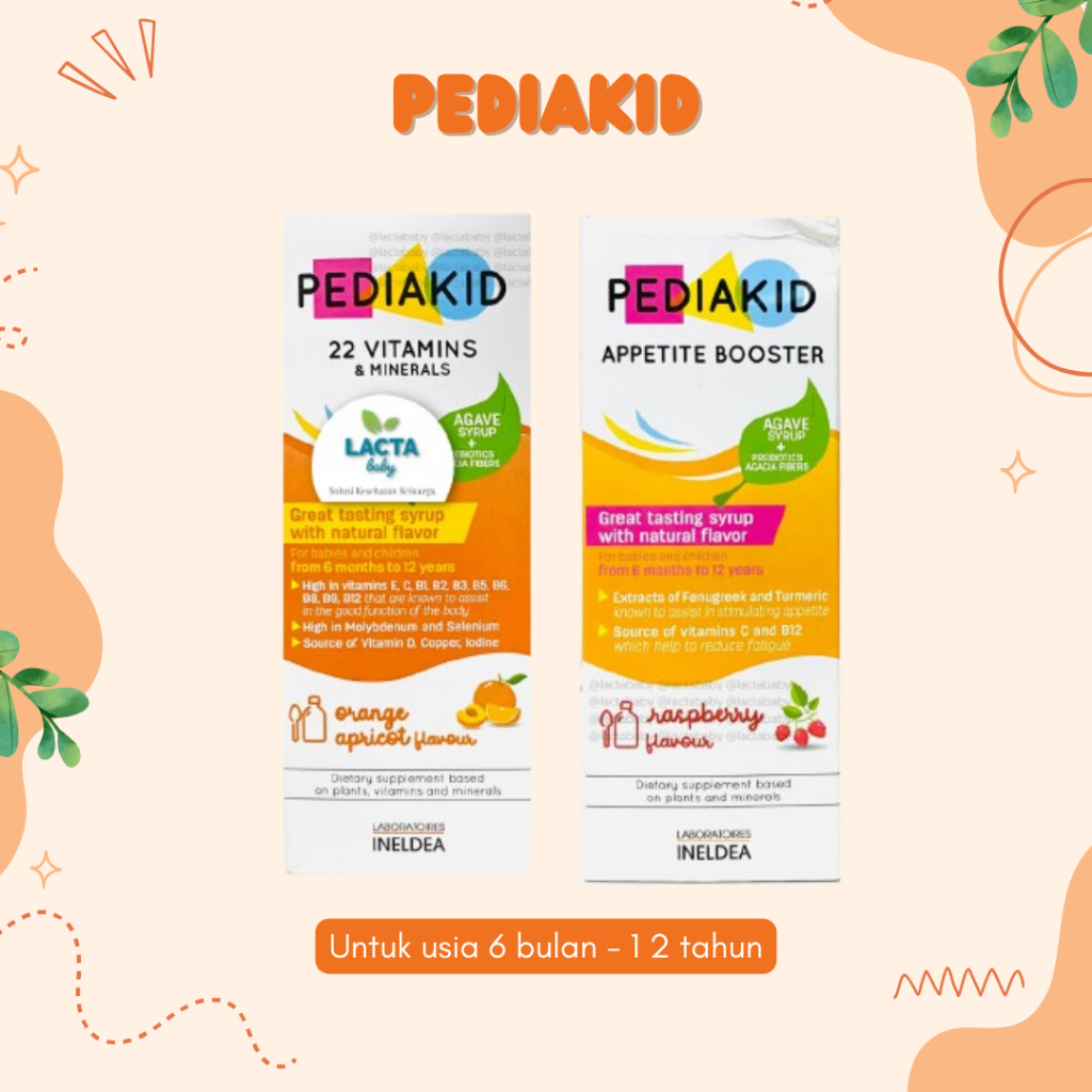 Jual Pediakid Appetite Booster & 22 Vitamin & Mineral | Shopee Indonesia