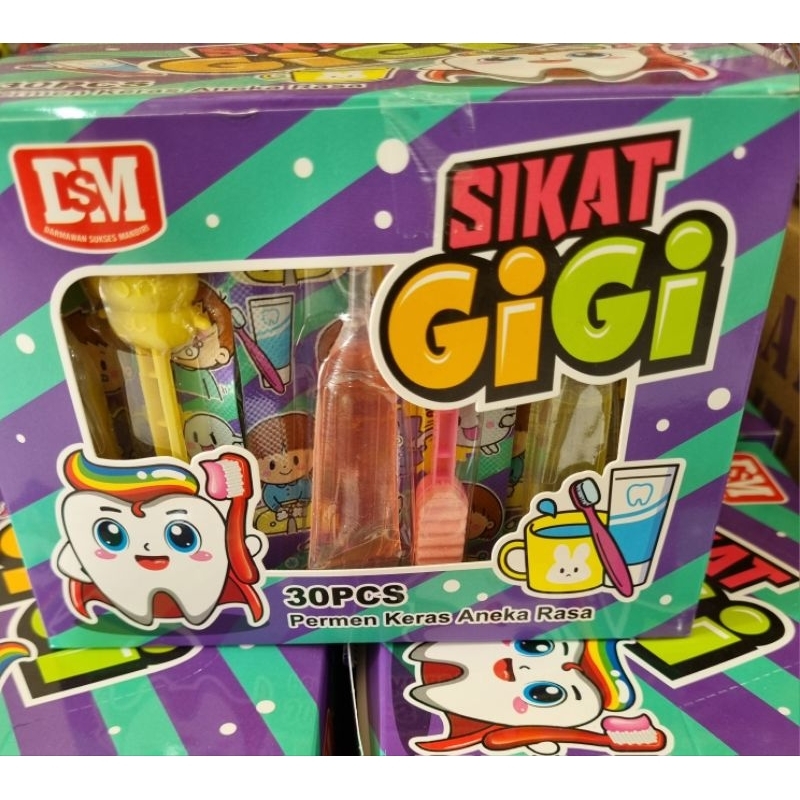 Jual permen sikat gigi baru dsm isi 30pcs | Shopee Indonesia