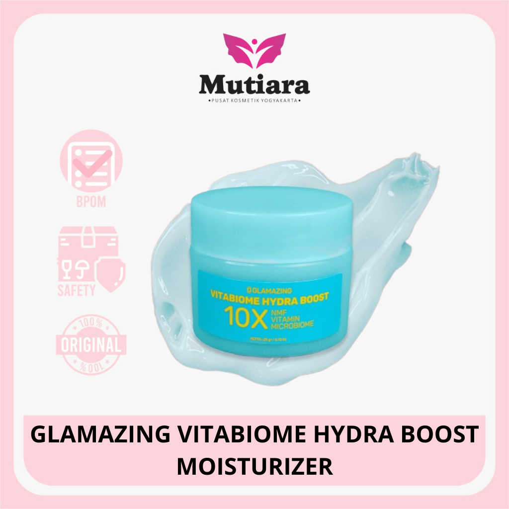 Jual GLAMAZING VITABIOME HYDRA BOOST MOISTURIZER 20GR | Shopee Indonesia