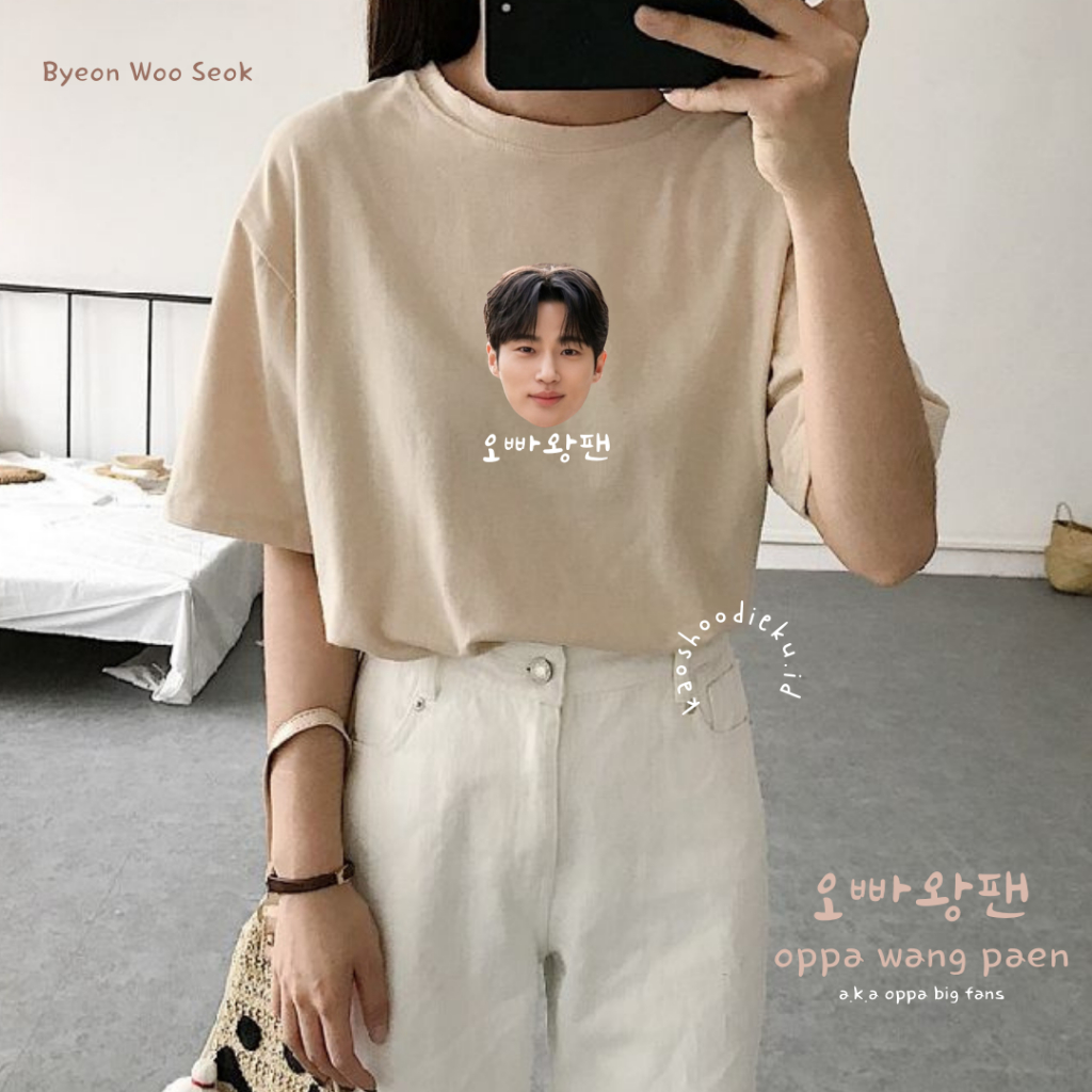 Jual Kaos OPPA Shirt 오빠왕팬 Fanmeet Oppa Korean Hallyu Shirt ...