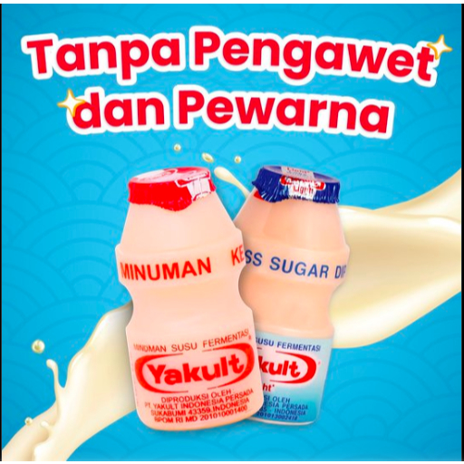 Jual Yakult minuman prebiotik / Susu Fermentasi Yogurt / Yakult Light ...