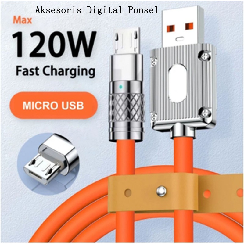 Jual kabel Data / 120W kabel Data Fast Super Charger Micro Usb FOR ...