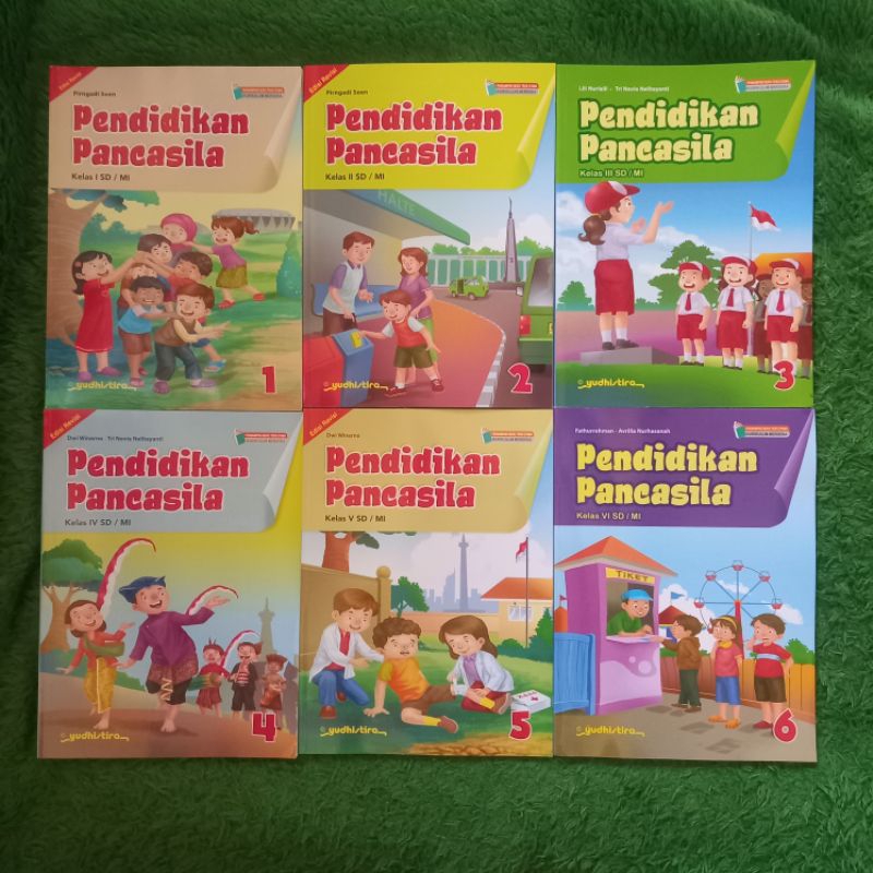 Jual ORIGINAL BUKU PENDIDIKAN PANCASILA EDISI REVISI KELAS 1 2 3 4 5 6 SD/MI KURIKULUM MERDEKA ...
