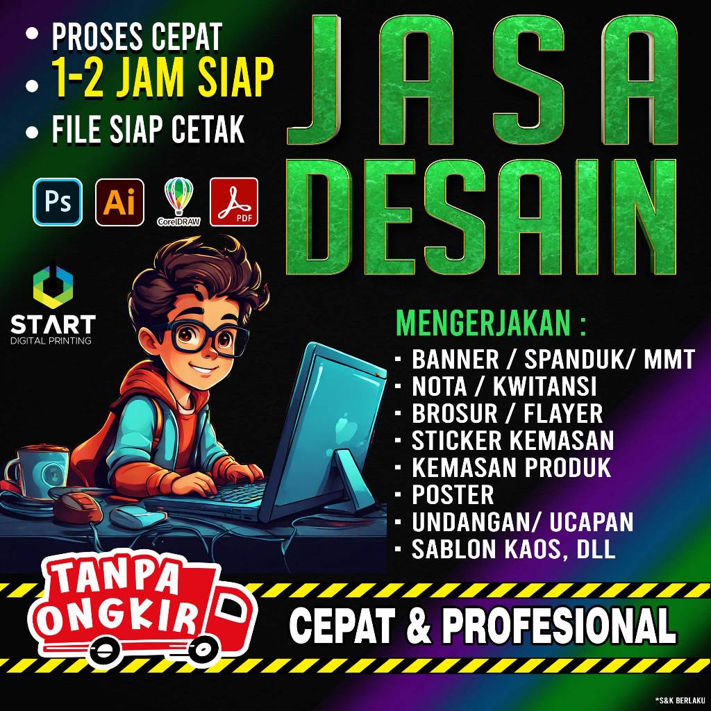 Jual JASA DESAIN GRAFIS, BANNER, SPANDUK, BACK DROUP, NOTA, BROSUR ...