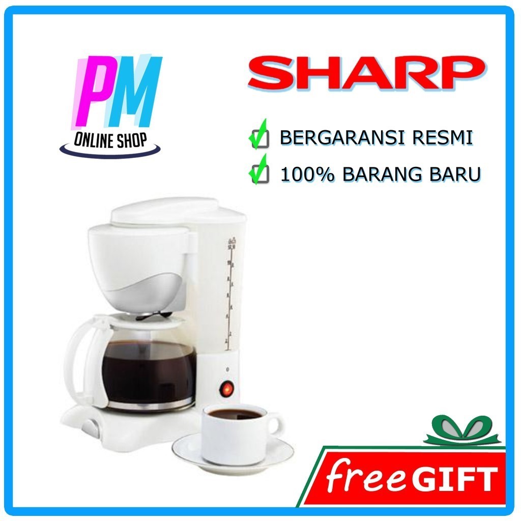 Jual Sharp Coffee Maker - HM-80L 1.5 Liter (White) | Shopee Indonesia