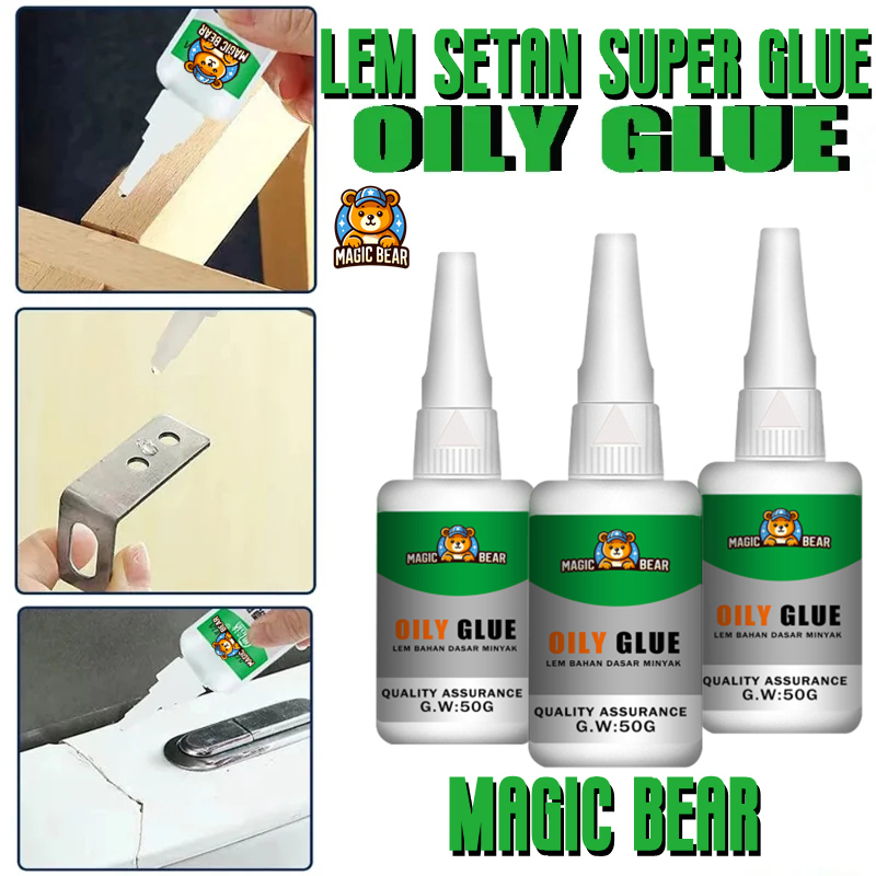 Jual 50gr Lem Super Glue / Lem Setan Super Glue Serbaguna kuat Cairan ...