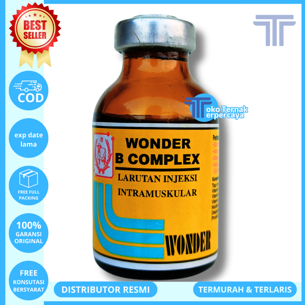 Jual WONDER B COMPLEX 20 ML - Vitamin B Komplek Hewan - Vit B Kompleks Hewan | Shopee Indonesia