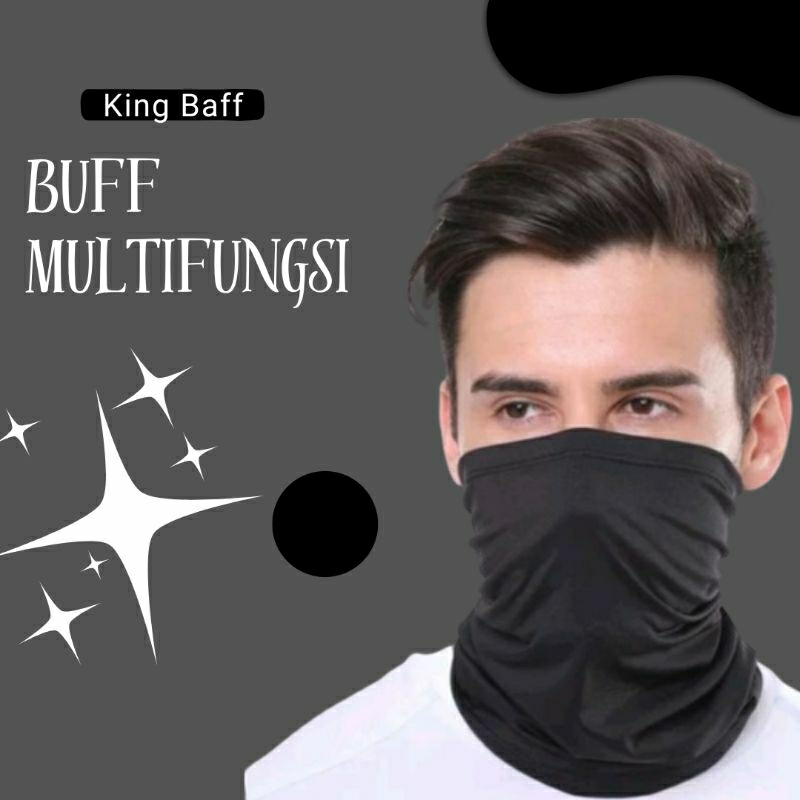 Jual Masker Baff Hitam Polos/Masker Baff Multifungsi | Shopee Indonesia