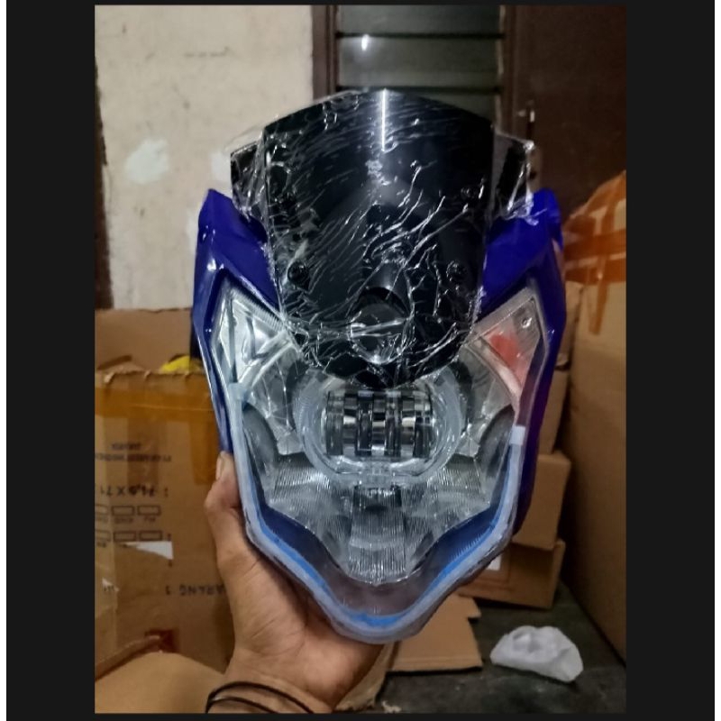 Jual Kedok Reflektor Lampu Depan New Vixion Advance Custom Biled ...