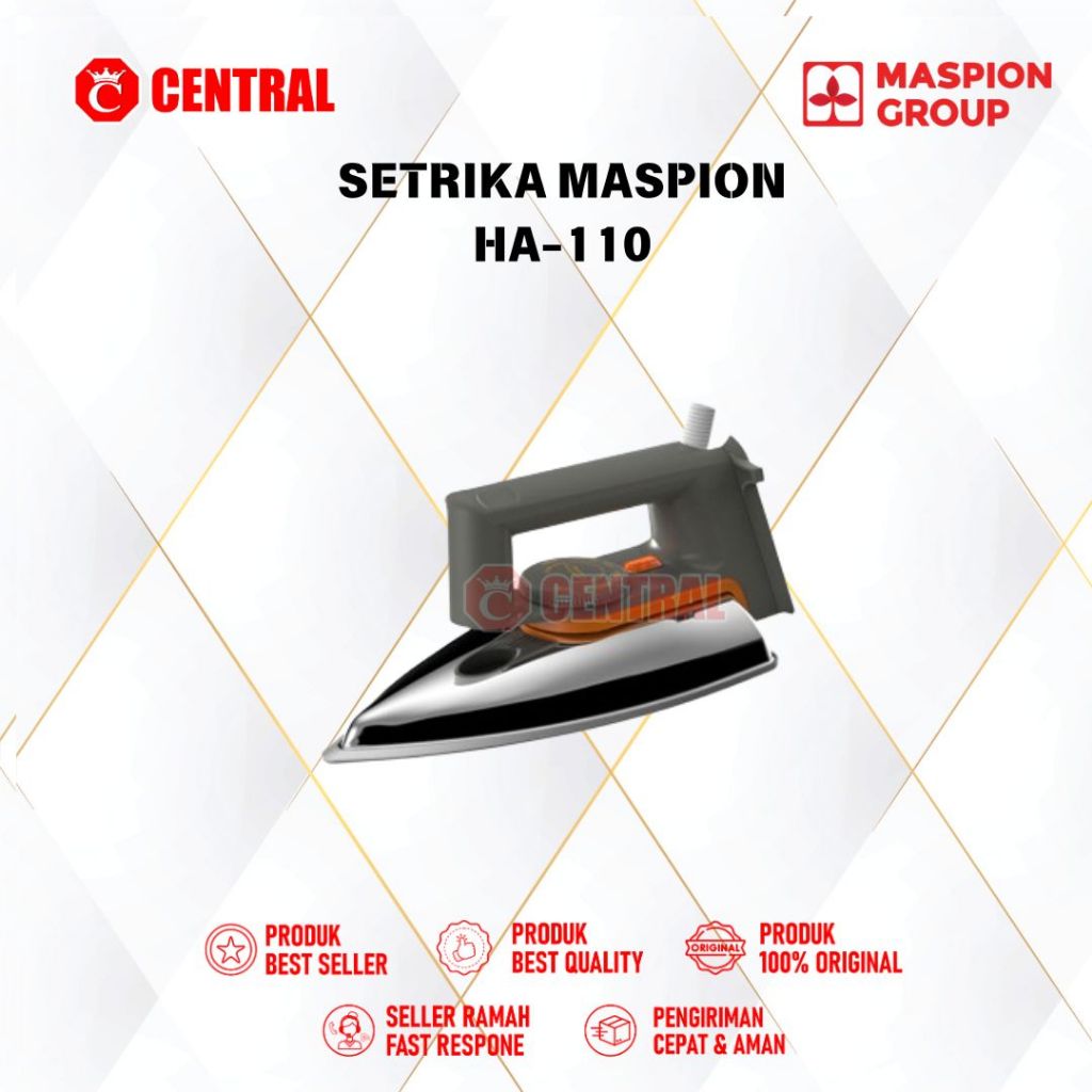 Jual SETRIKA MASPION HA 110 / CentralCellElektronik | Shopee Indonesia