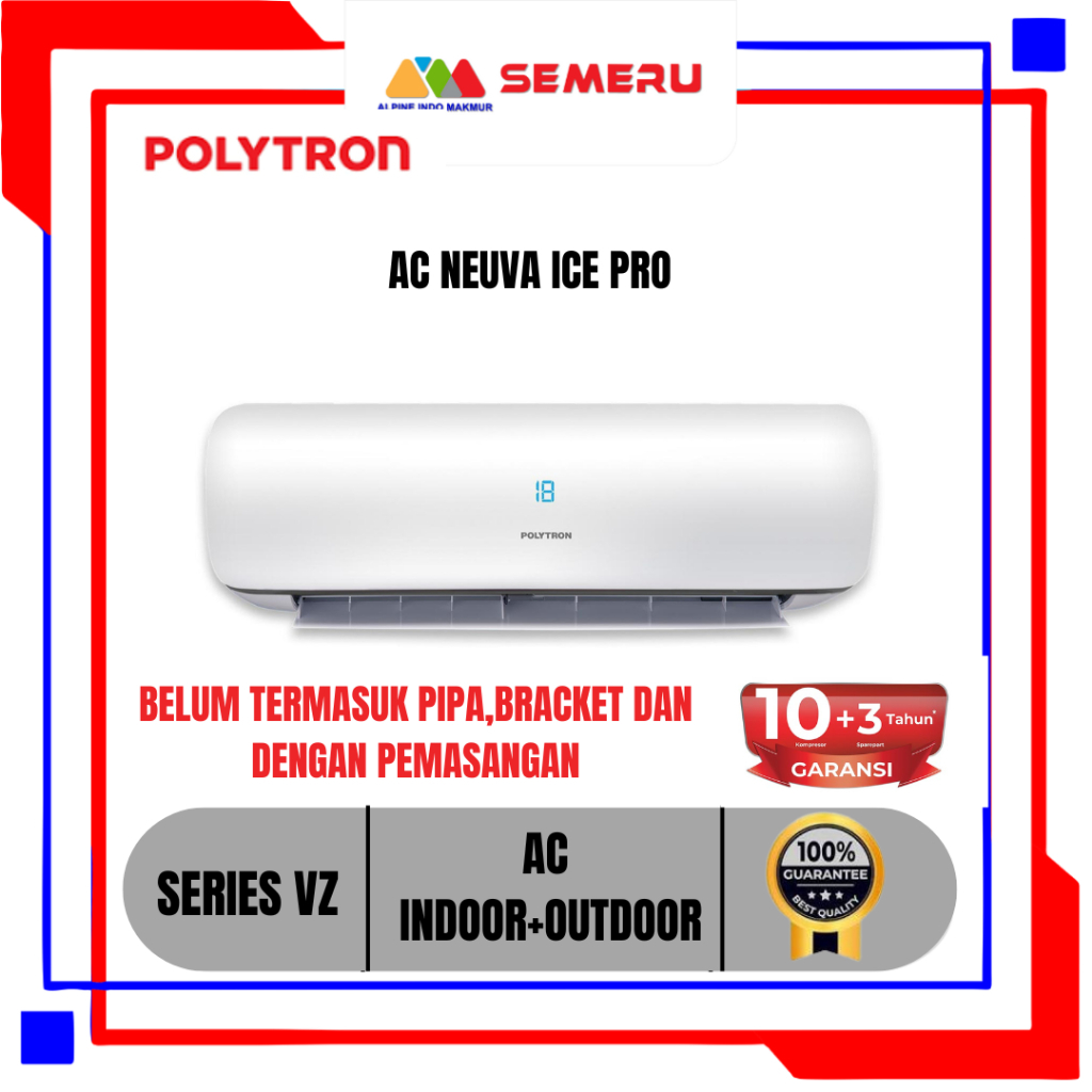 Jual POLYTRON AC NEUVA ICE 0.5 PK PAC-05 VZ / 1 PK PAC-09 VZ / 1.5 PK ...