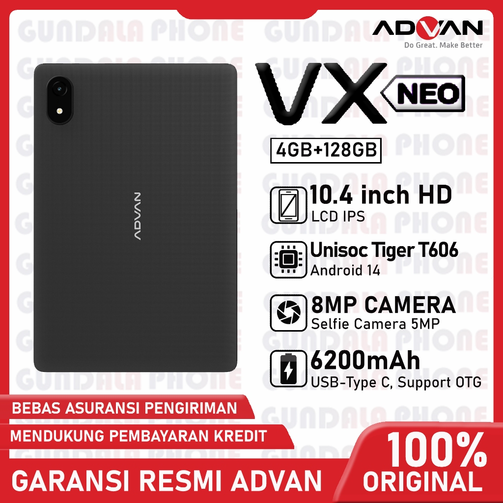 Jual ADVAN Tab VX NEO 4/128GB 6200mAh - Garansi resmi | Shopee Indonesia