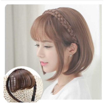 Jual PONI BANDO KEPANG - Wig Poni Rambut Palsu Kepang | Shopee Indonesia