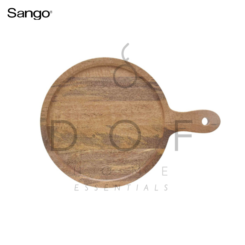 Jual SANGO TABLE THEATRE LARGE PIZZA PLATTER WITH HANDLE PAPAN SAJI ...