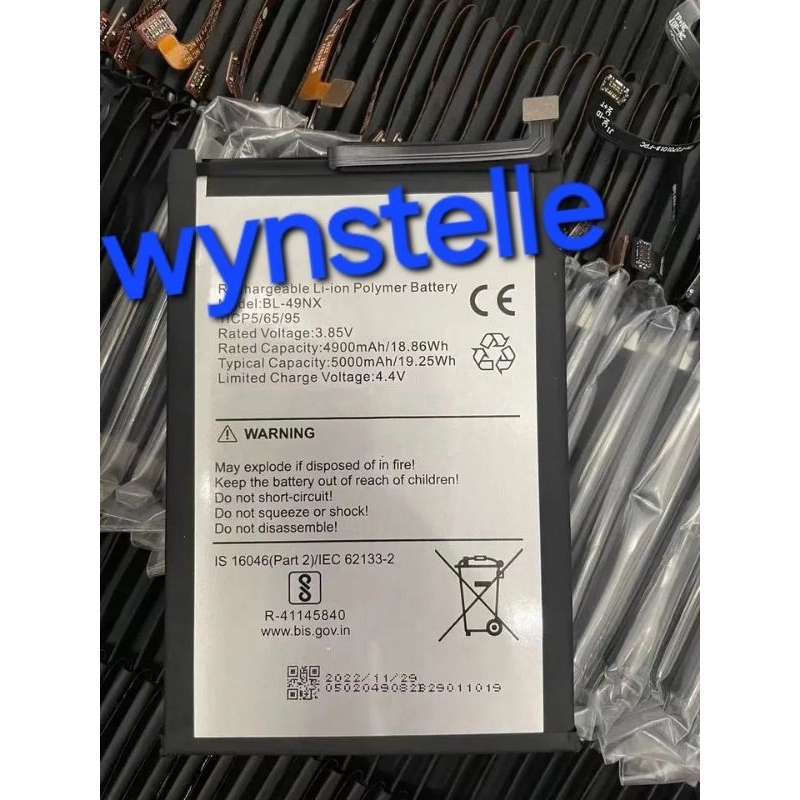 Jual BL49NX - BATERAI BATRE FOR INFINIX HOT 40I X6528 BL49NX ORIGINAL ...