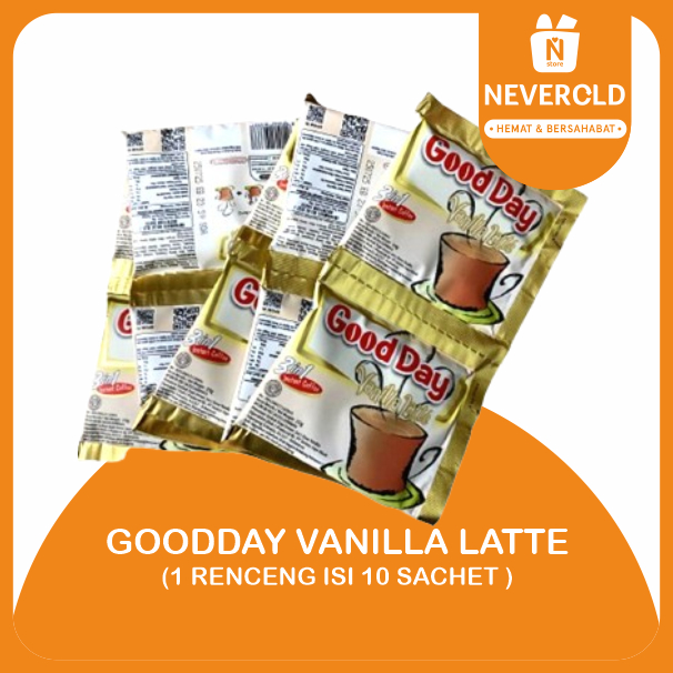 Jual GOODDAY VANILLA LATTE 1 RENCENG ISI 10 SACHET | Shopee Indonesia
