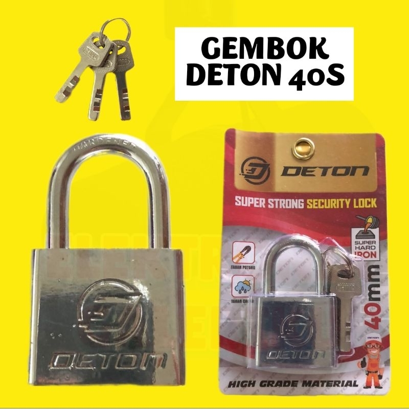 Jual GEMBOK DETON 40S | Shopee Indonesia