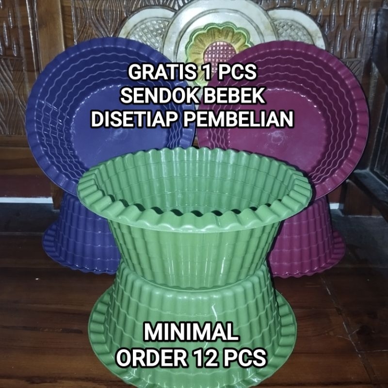 Jual baskom ukuran 14 STB model mahkota / waskom plastik hajatan ...