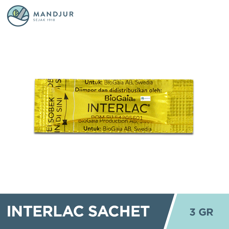 Jual Interlac Sachet 0.3 Gram - Suplemen Kesehatan Saluran Cerna Anak ...