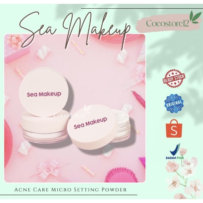 Jual SEA MAKEUP ACNE CARE MICRO TRANSLUCENT SETTING POWDER LOOSE POWDER ...