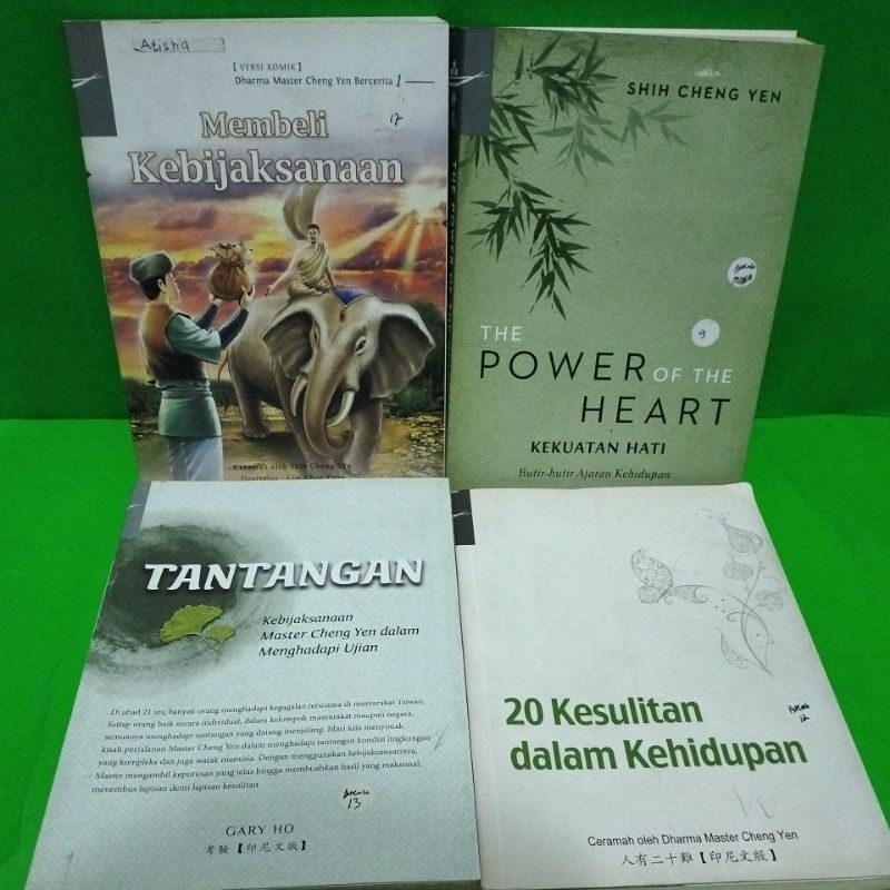 Jual Buku Master Cheng Yen/English Dharma as water preloved/second ...