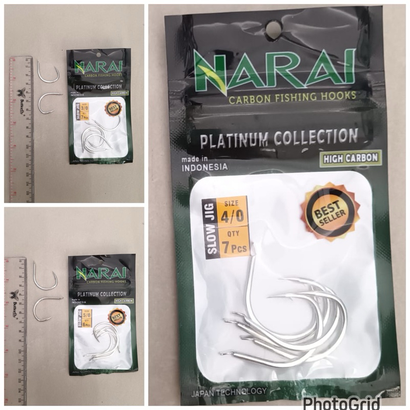 Jual Narai Slow Jig Kail Pancing Laut Tajam Kuat | Shopee Indonesia