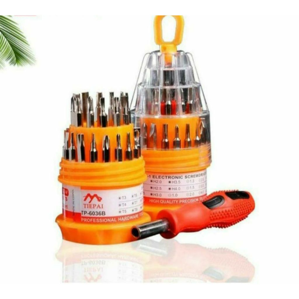 Jual Obeng Set Multifungsi/Obeng Magnetic 31 in 1 | Shopee Indonesia
