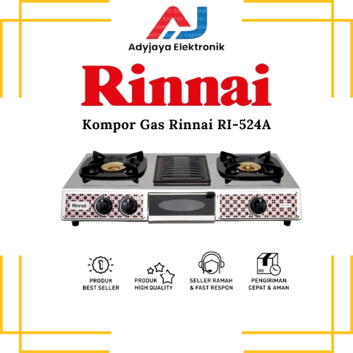 Jual Kompor Rinnai 524A dengan Pembakaran | Shopee Indonesia