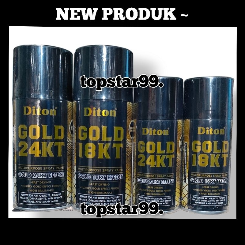 Jual Pilok Diton Cat Semprot Gold 18Kt 24Kt 150cc 300cc Series Emas ...
