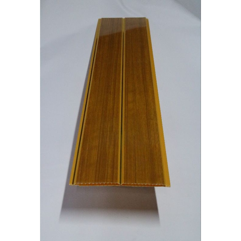 Jual Plafon PVC serat kayu nat gold glossy 011 CNG | Shopee Indonesia