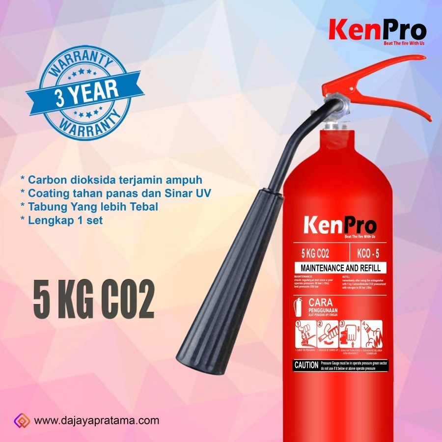 Jual APAR KARBON DIOKSIDA (CO2) 5 KG KENPRO | Shopee Indonesia