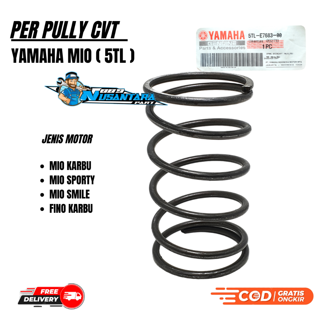 Jual PER CVT PULLY MIO / MIO J / SOUL GT / FINO F1 / MIO SOUL / MIO ...
