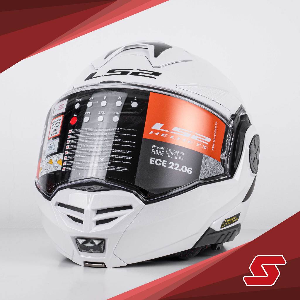 Jual Helm LS2 FF901 Advant-X Glossy White | Shopee Indonesia