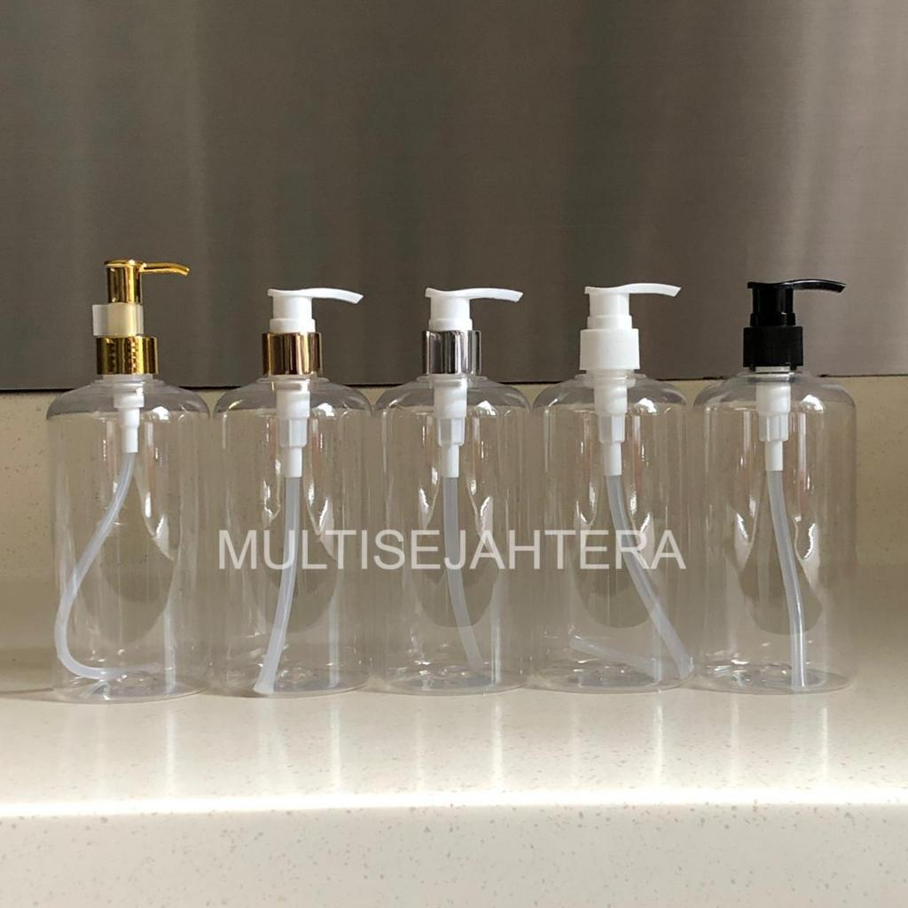 Jual Botol PET 500ml Pump / BR 500ml Tutup PUMP / Botol Pump 500ml | Shopee Indonesia