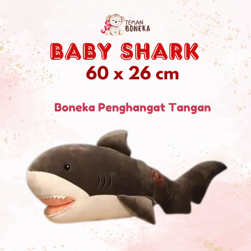 Jual TEMAN BONEKA Hiu Penghangat Tangan Boneka Kantoran Tiduran Meja ...