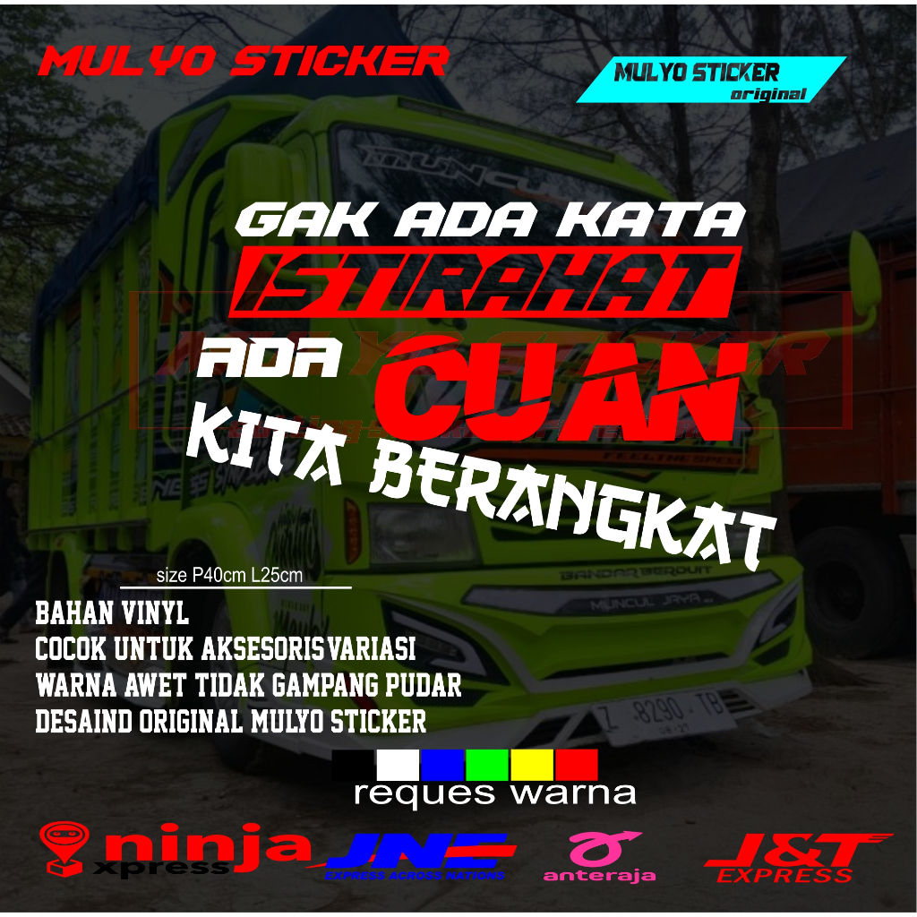 Jual Cutting Sticker Mobil Stiker Mobil Variasi Stiker Viral Stiiker ...