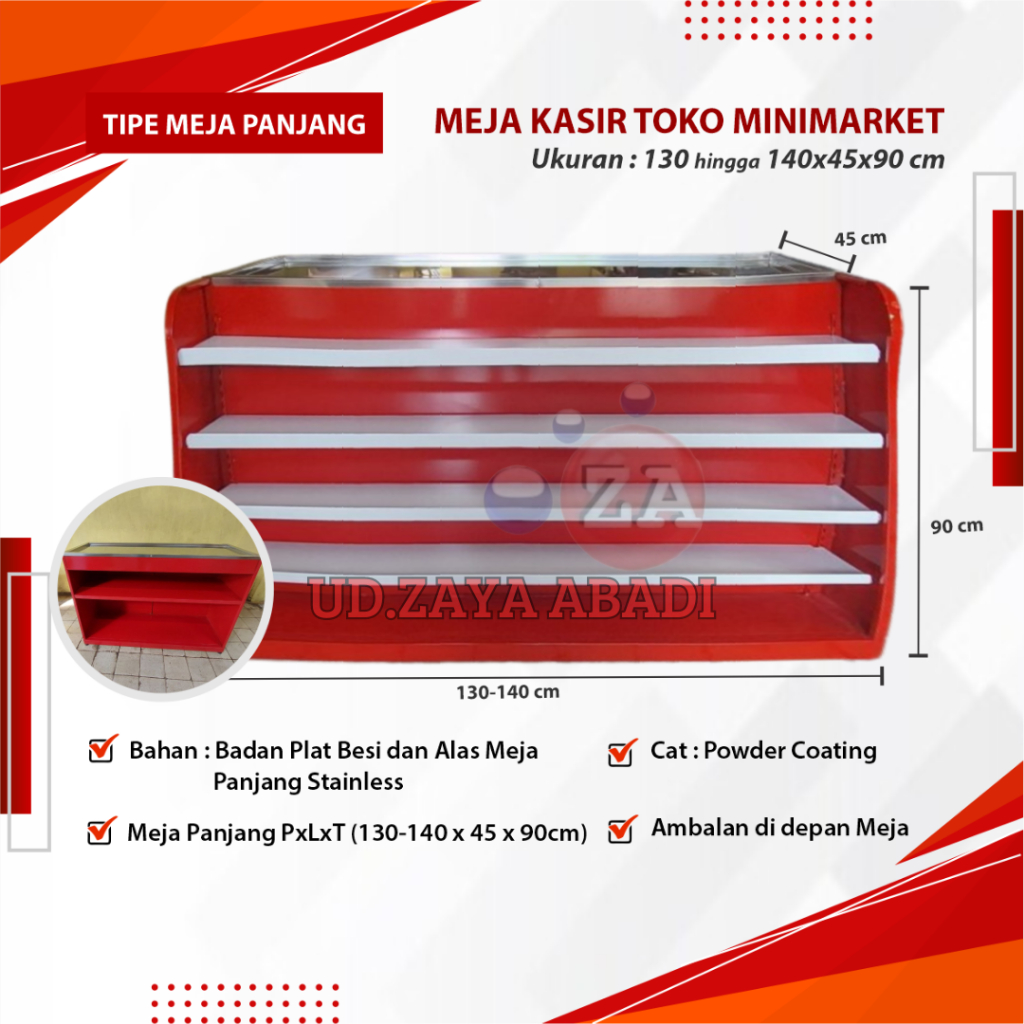Jual Meja Kasir Toko Minimarket Supermarket Display | Shopee Indonesia