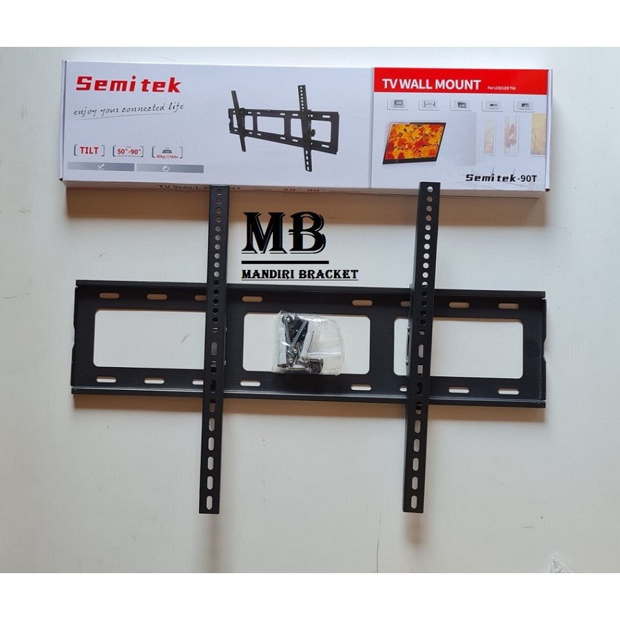 Jual Bracket tv LED 50"-90" Wal braketl Semitek 90T New Semi Tek 90T 50 ...