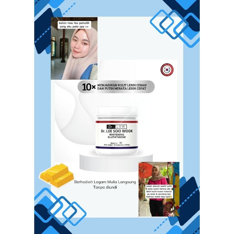 Jual DR. LSW SUPLEMEN KECANTIKAN MENCERAHKAN | PERAWATAN KULIT | BOOSTER 10X EXTRA WHITENING l ...