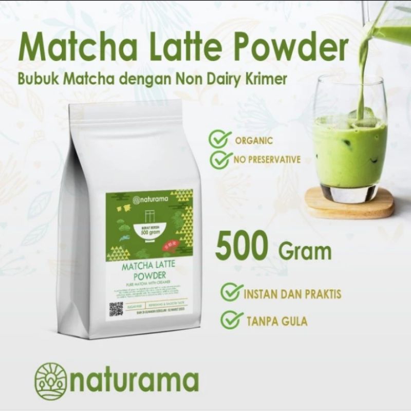 Jual Matcha Latte Powder Bubuk Matcha Non dairy Creamer 500 gram ...