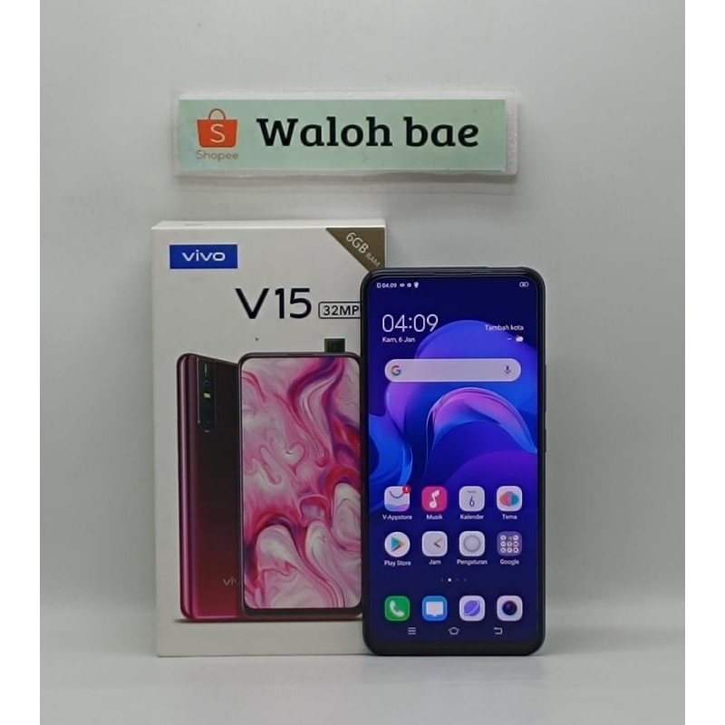 Jual Vivo V15 6/64 GB Garansi Resmi Indonesia Second Fullset | Shopee Indonesia