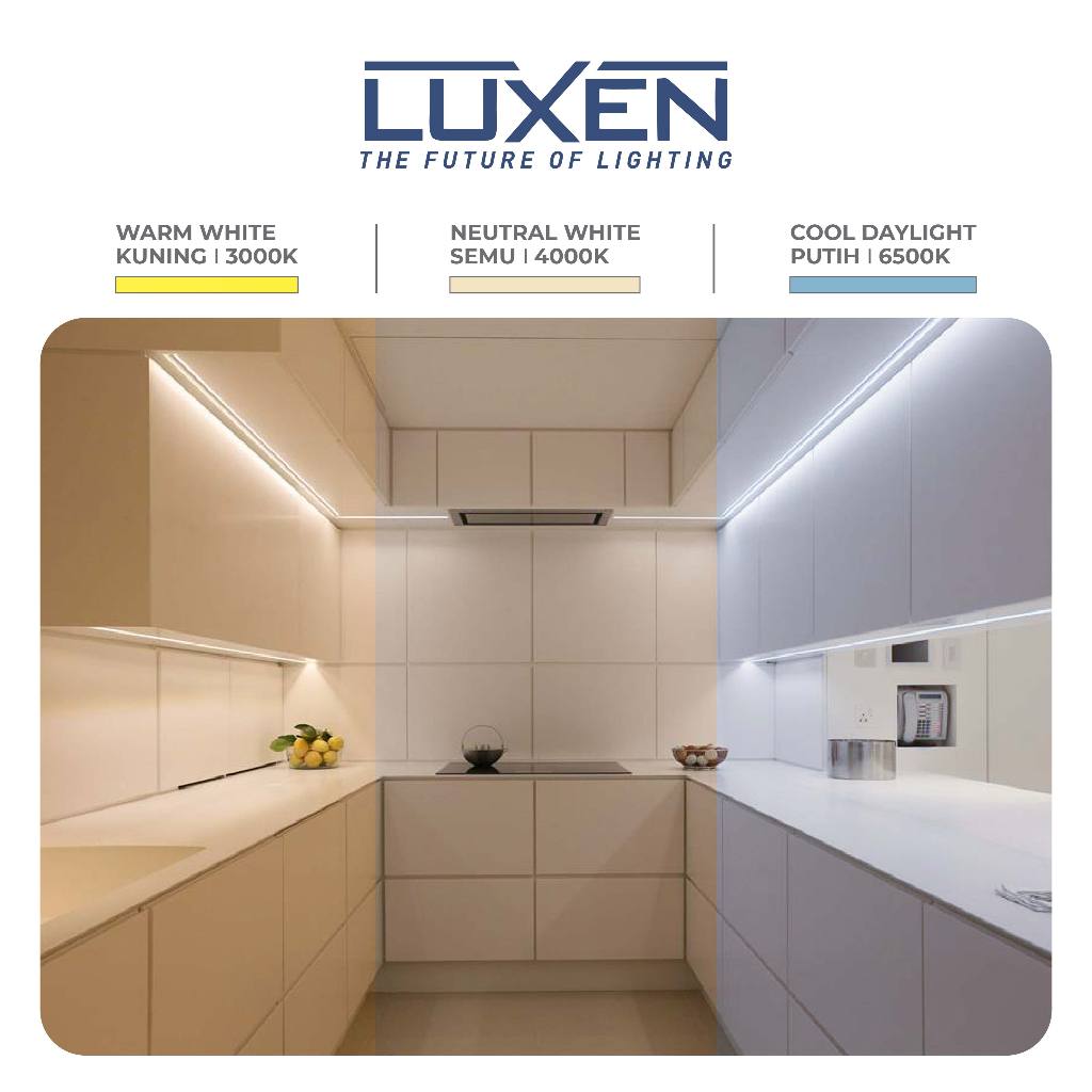 Jual Luxen LED Strip 5050 Premier Cahaya Putih, Kuning dan Neutral ...