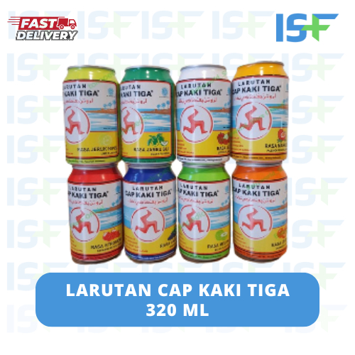Jual ⭐ISF⭐Larutan Cap Kaki Tiga Kaleng 320ml All Varian/ Panas Dalam/ Sariawan / Daya Tahan ...