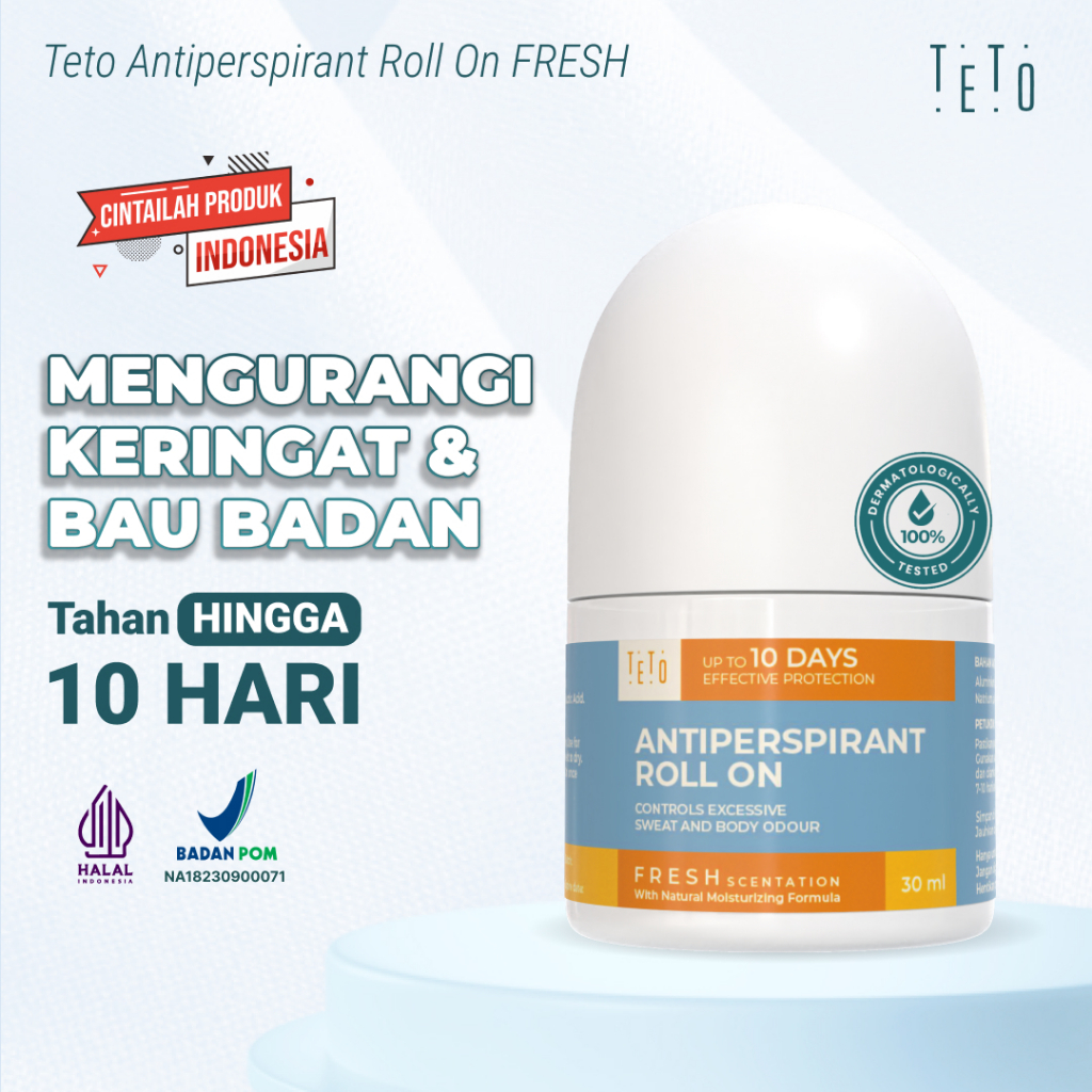 Jual TETO - Antiperspirant 30ml yang mengurangi keringat & bau hingga ...