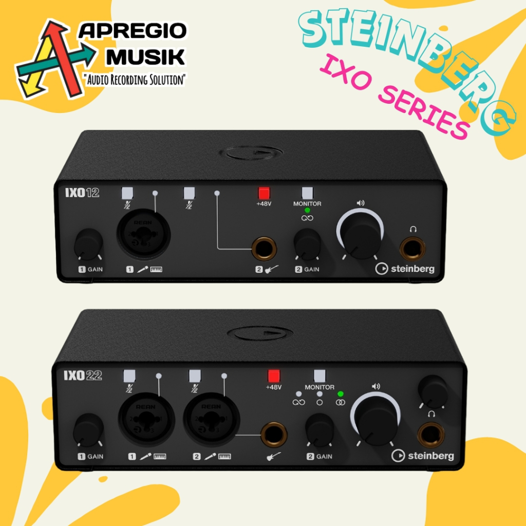 Jual Steinberg IXO22 IXO12 IXO 22 12 Soundcard USB 24-Bit/192kHz Audio Interface Bonus Cubase AI ...