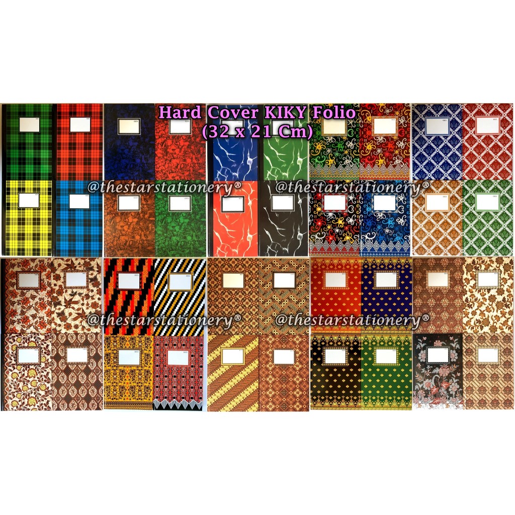 Jual (1 Biji) Buku Hard Cover KIKY Folio 200 32 x 21 / Hard Cover Folio ...