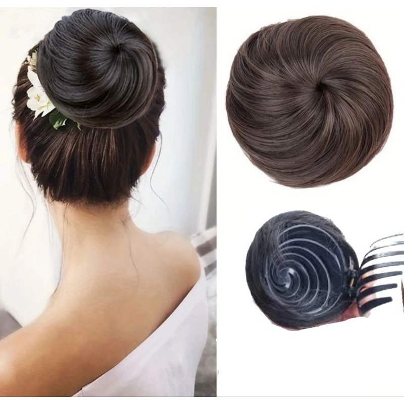 Jual WIG SANGGUL KONDE INSTAN PREMIUM CEPOL RAMBUT PALSU DENGAN JEPITAN ...