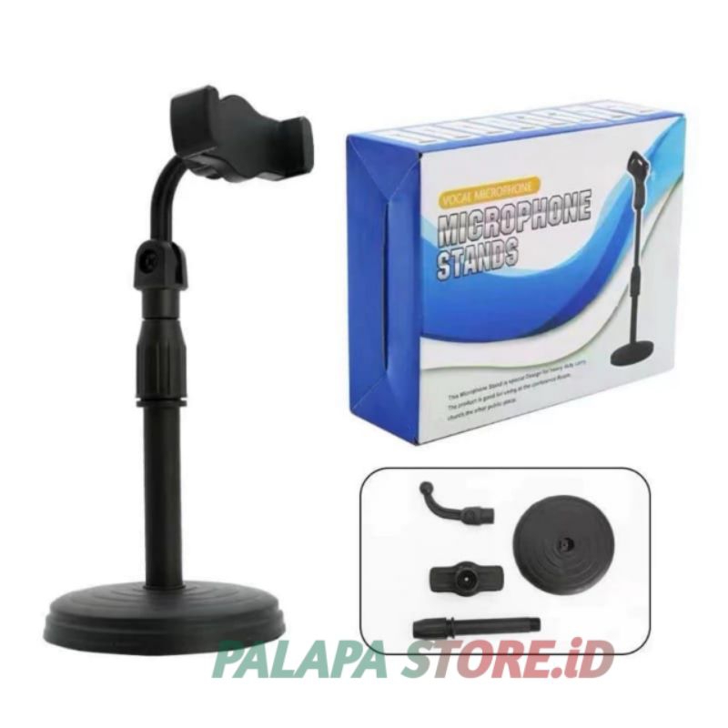 Jual Tripod Stand Holder Handphone Hape HP Standing Selfie Broadcasting Tempat HP di meja untuk ...